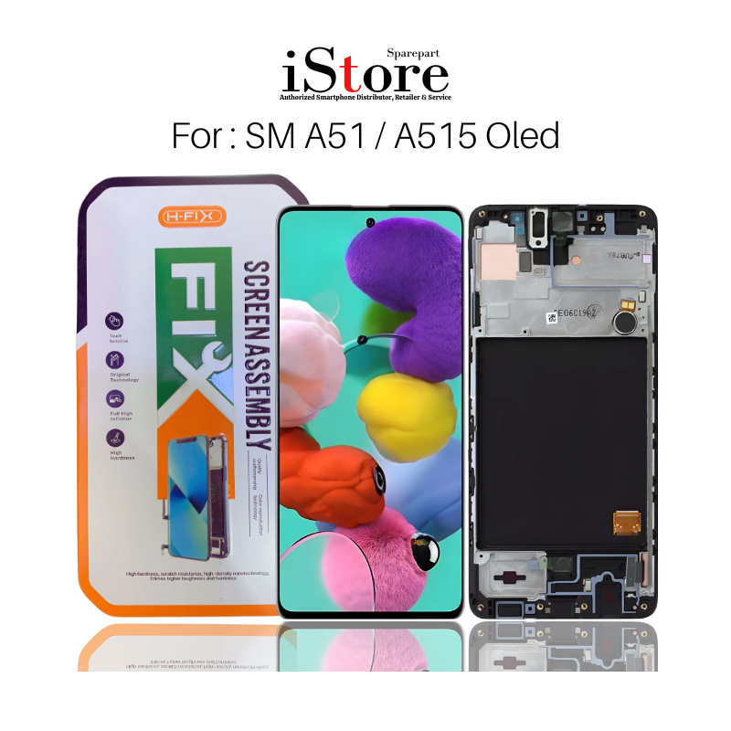 Jual iStore Lcd Samsung A51 Oled With Frame Fullset Touchscreen ...