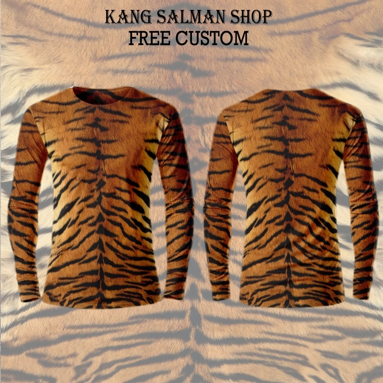 Jual jersey unik kulit harimau baju motif hewan buas Fullprinting 3D ...