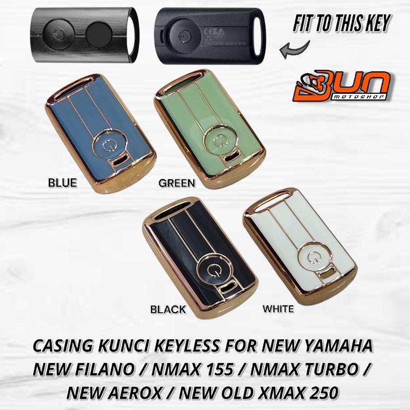 Jual Casing sarung kunci remot keyless Yamaha AEROX FILANO NEW NMAX 155 ...