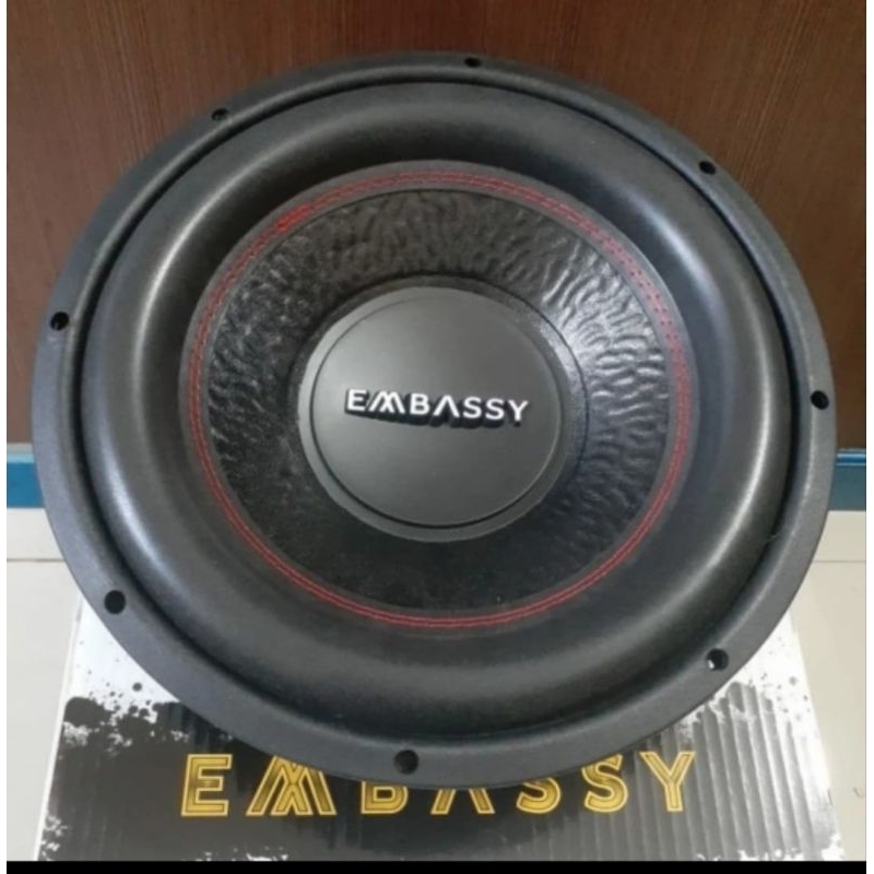 Jual Subwoofer mobil 12 inch embassy es-1202j double coil magnet besar ...