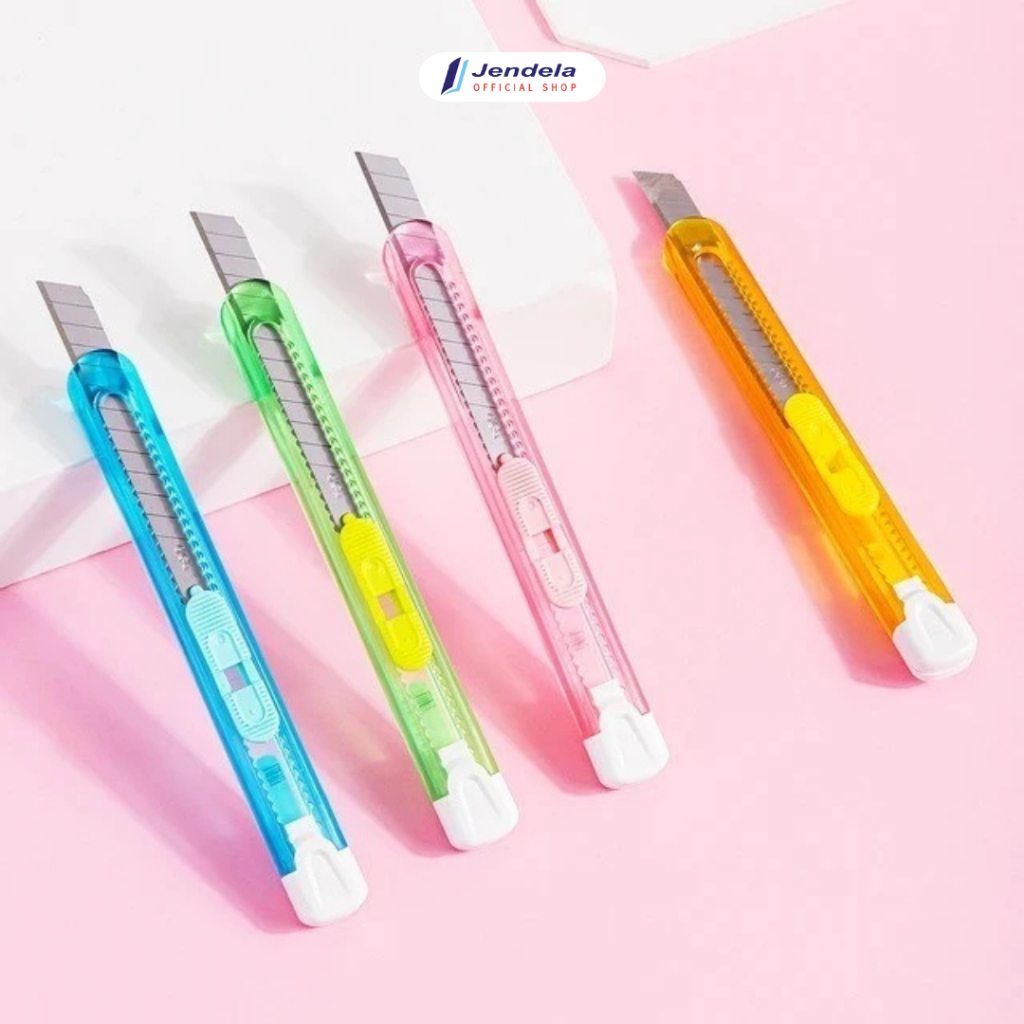 Jual Mini Cutter Deli Portable Neon No.2054 Cutter Pemotong Portable ...