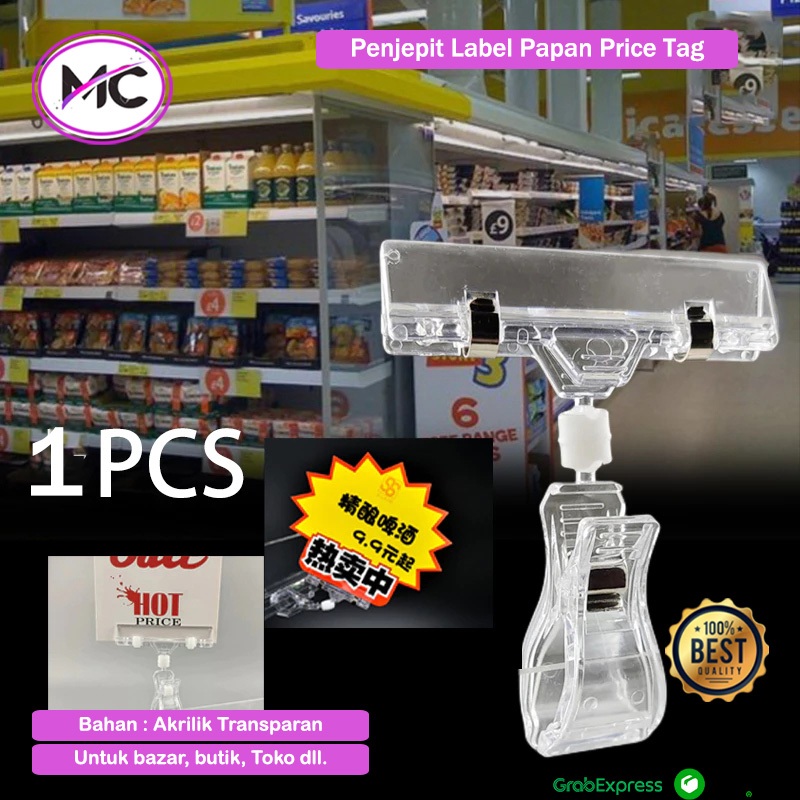 Jual Penjepit Nama Tag Makanan Produk Menu Nota Pesanan Holder Name Tag ...