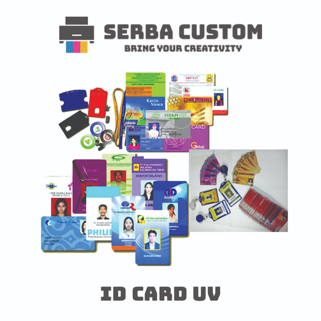 Jual ID Card UV Printing Custom | Shopee Indonesia
