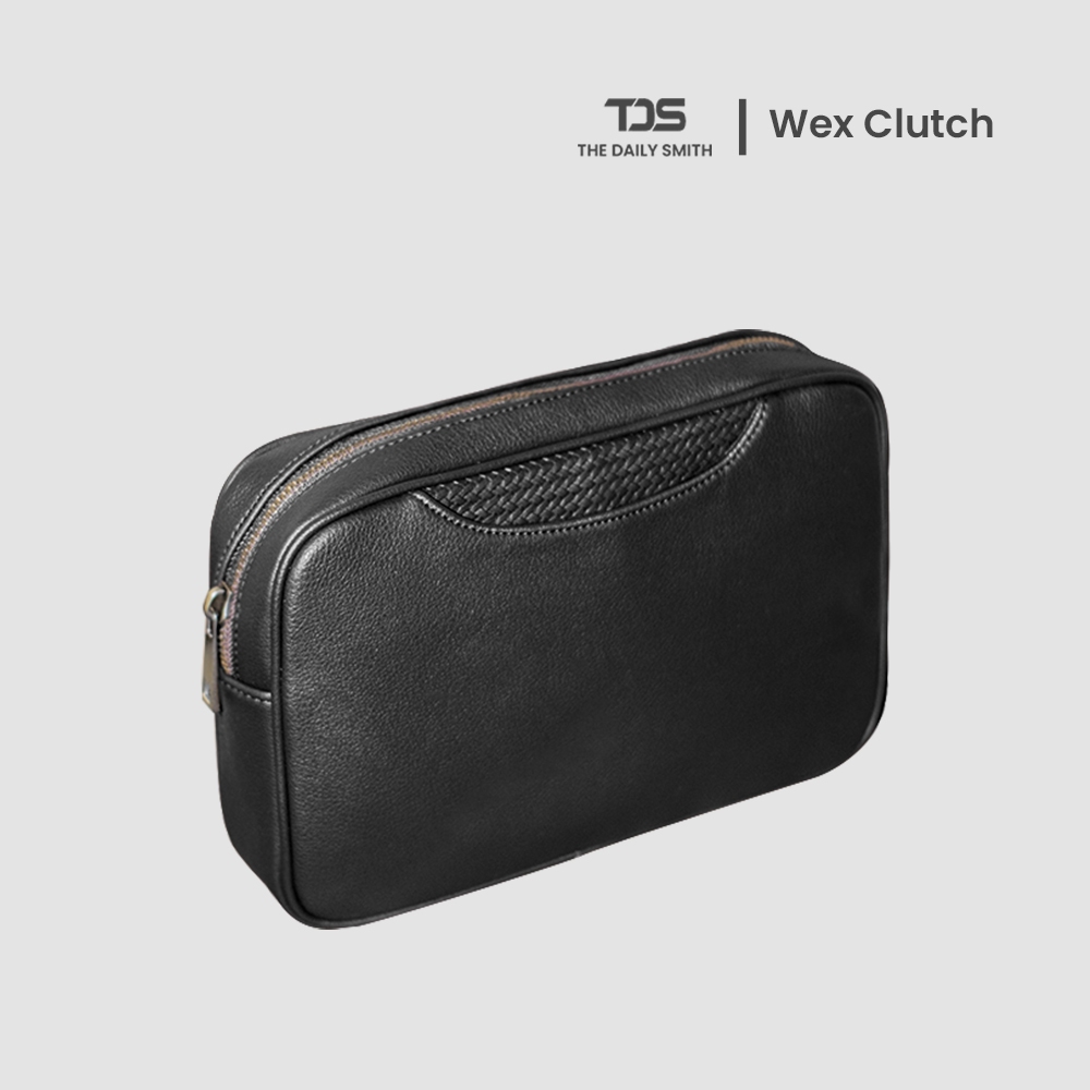 Jual THE DAILY SMITH - WEX Black Clucth Hand Bag Tas Tangan Tas Pria ...
