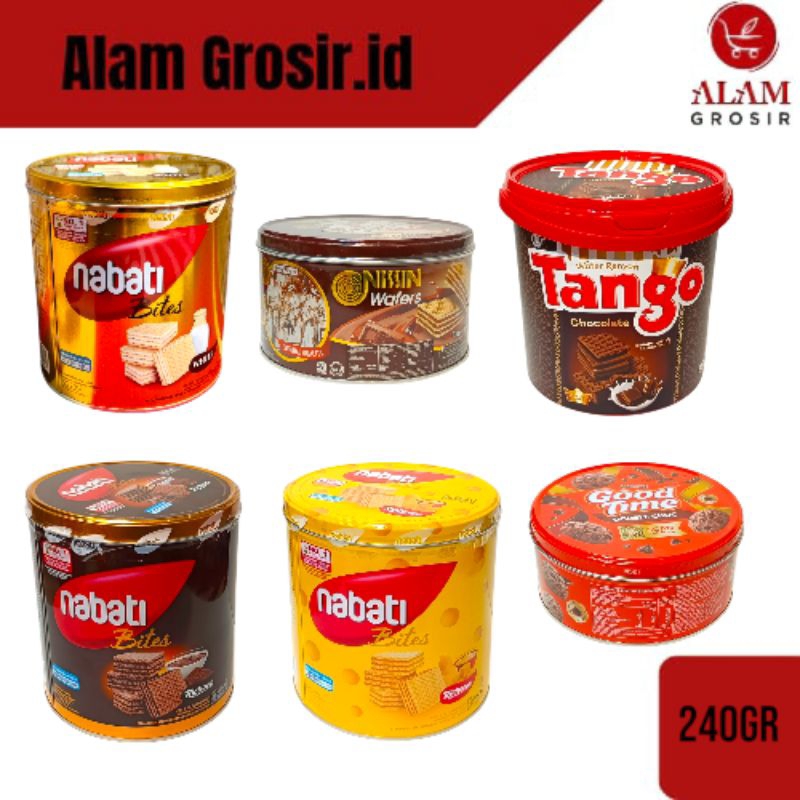 Jual Nabati Jar Coklat Keju White Good time Tango Coklat Biskuit Nissin ...
