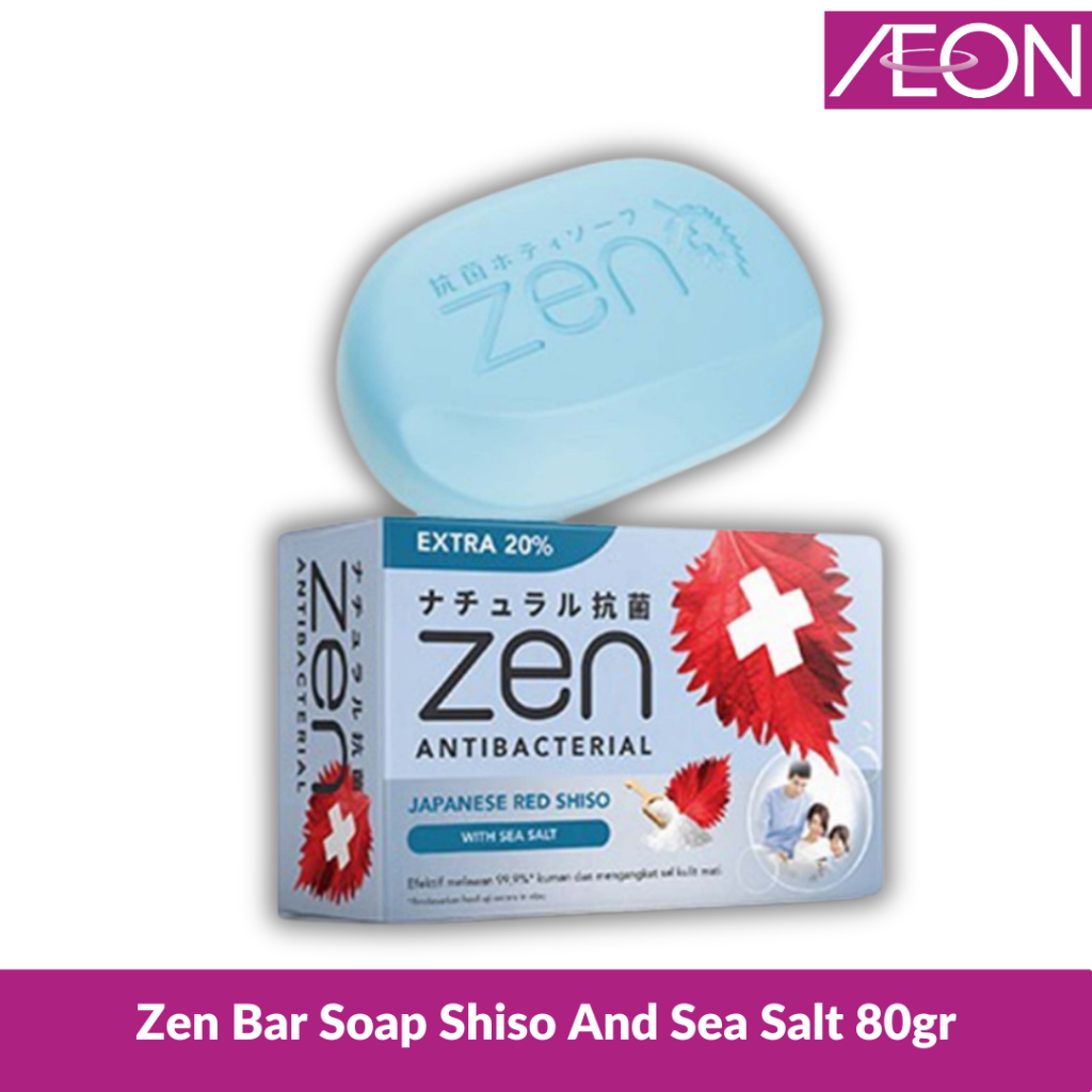 Jual Zen Bar Soap Shiso And Sea Salt 80gr | Shopee Indonesia
