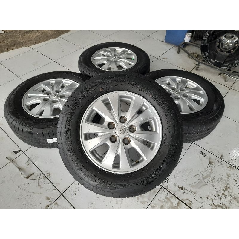 Jual velg oem innova barong ring 15 pcd 5x114,3 ban 215 65 R15 luxio ...