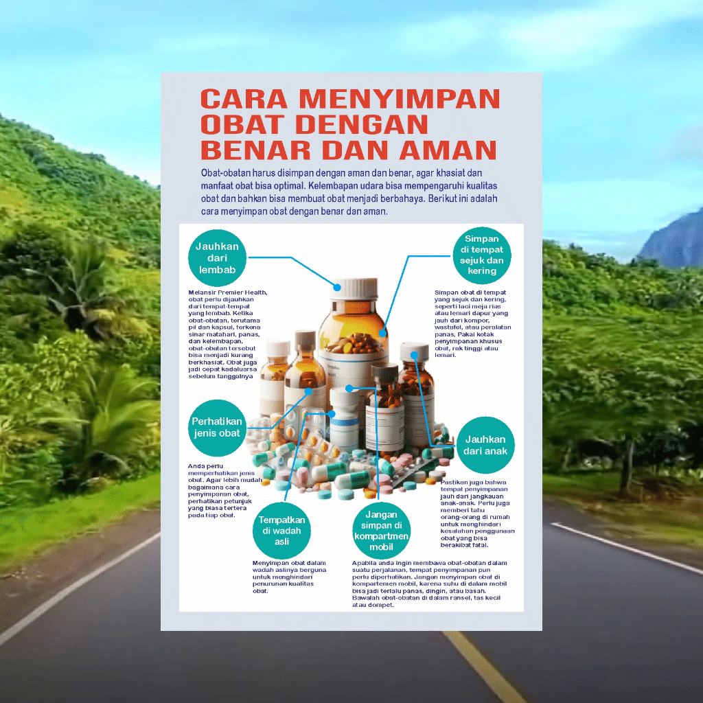 Jual Acrilyc Poster Obat, Akrilik Poster Cara Menyimpan Obat dengan ...