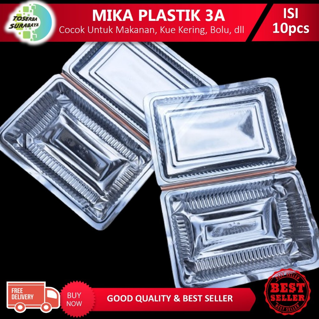 Jual Mika Plastik 3A - AG Food Grade TEBAL (Harga Untuk Per 10pcs ...