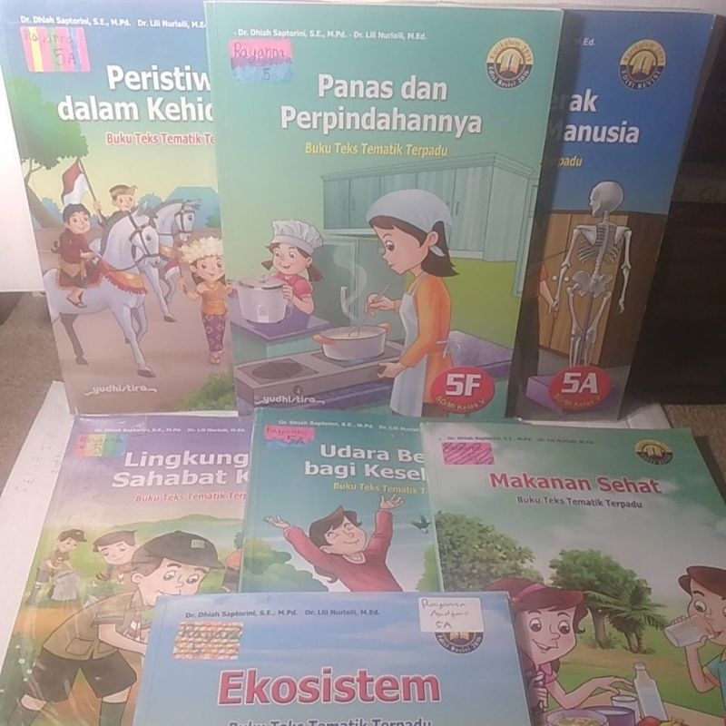 Jual Buku Teks Tematik Terpadu SD/MI Kelas V oleh Dr. Dhiah Saptorini,S.E.,M.Pd. | Shopee Indonesia