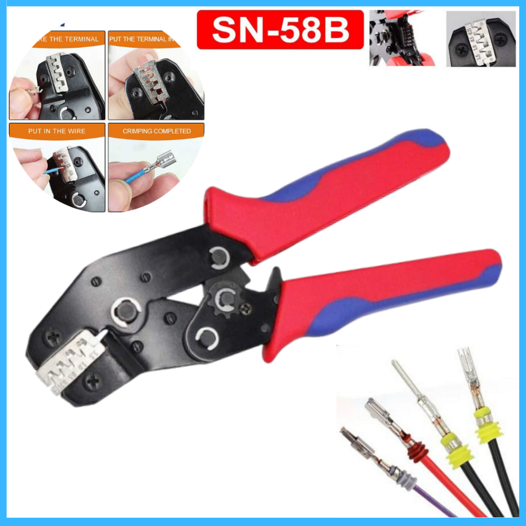 Jual COD YEFYM Tang Crimper Skun Kabel Terminal Cable Crimping Plier Compression Tool SN 58B ...