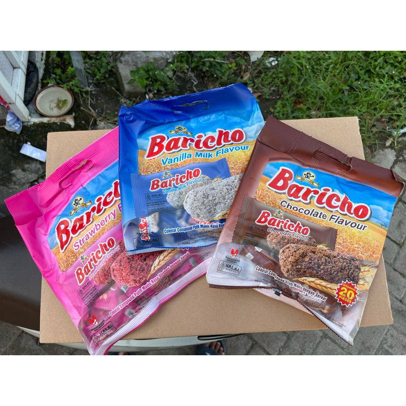 Jual BARICHO SEREAL OAT 60 PCS / 3 PACK ( BUNGKUS ) MIX rasa | Shopee ...