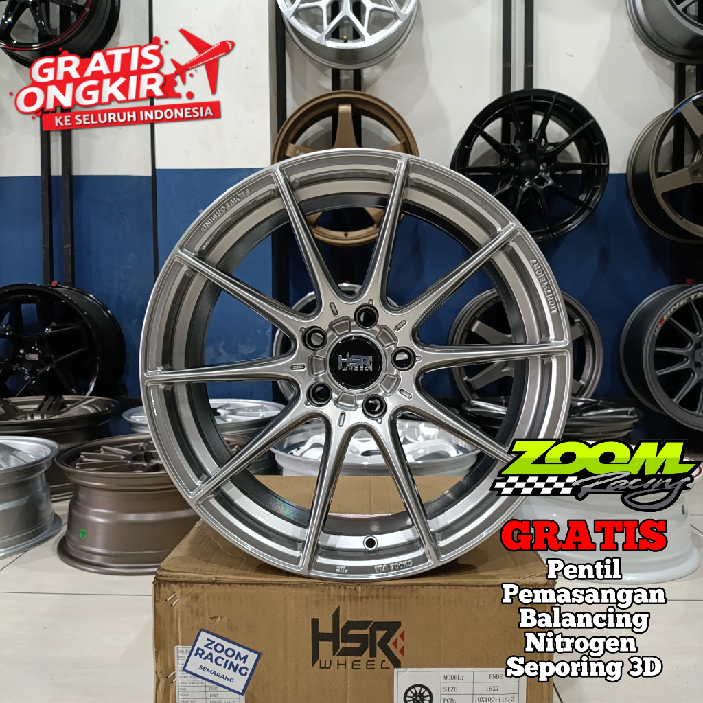 Jual Velg Mobil HSR Forged Tobelo Ring 18 Untuk HR-V, CR-V, Innova ...