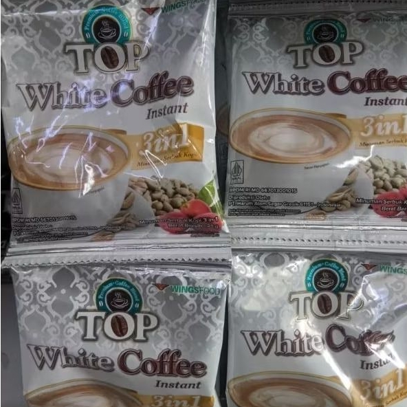 Jual Kopi TOP White Coffee Instan 3 in 1 Renceng 21g | Shopee Indonesia