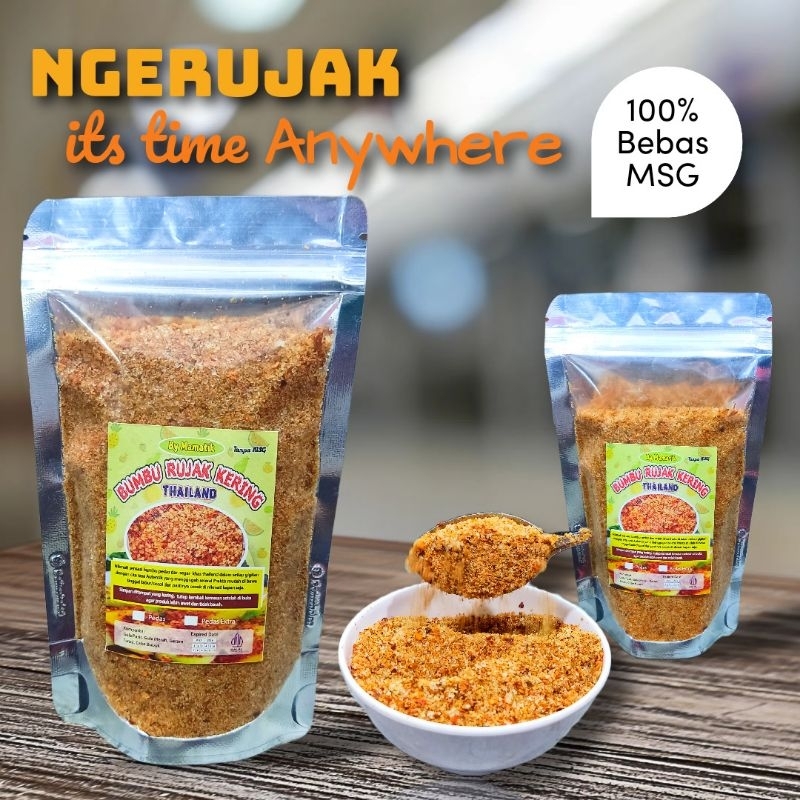 Jual Bumbu Rujak Kering Jambu Kristal Khas Bangkok Thailand / Sambal ...