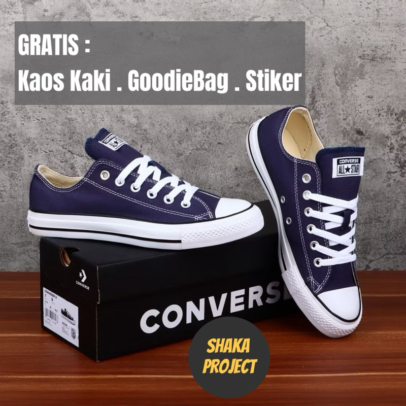 Jual Sepatu Converse Chuck Taylor All Star Ox Navy Blue Classic BNIB ...