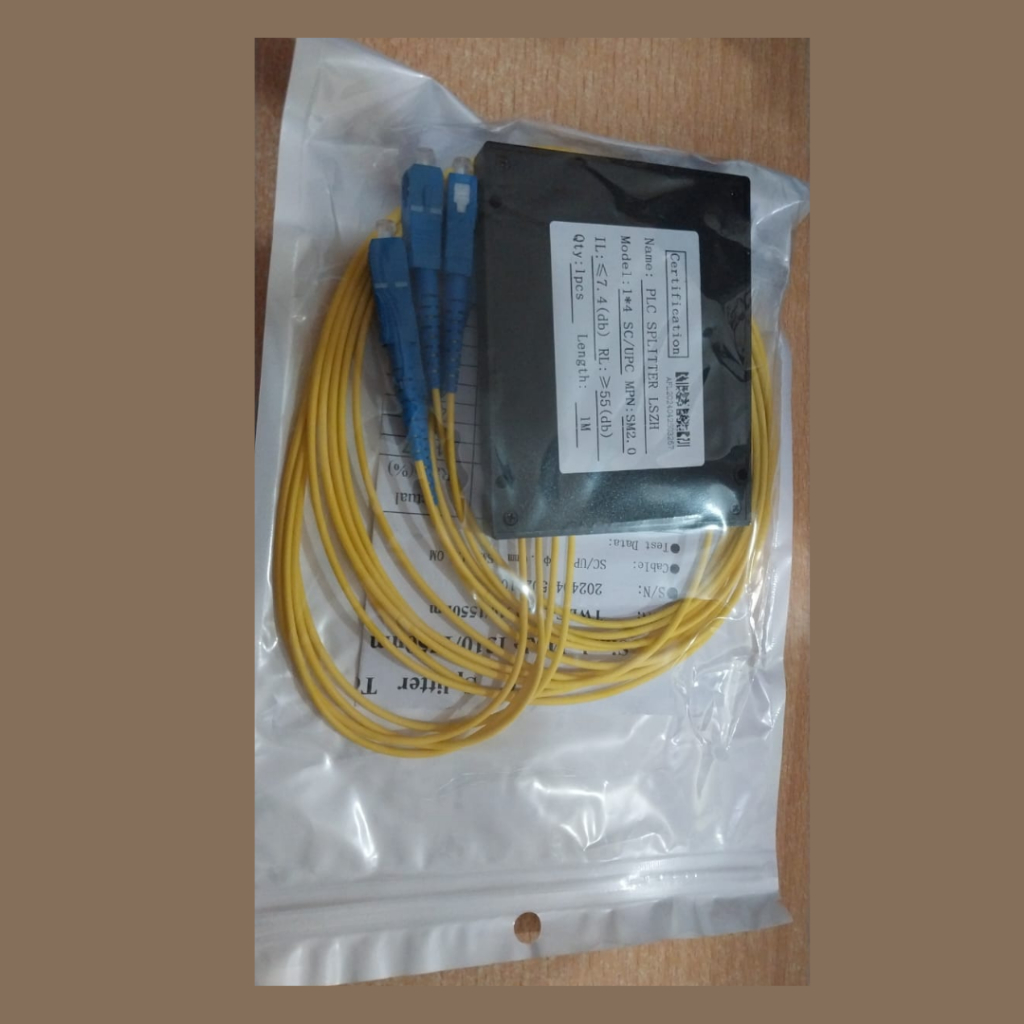 Jual Passive splitter / pasif spliter 1:4 fiber optic SC UPC MODULAR ...