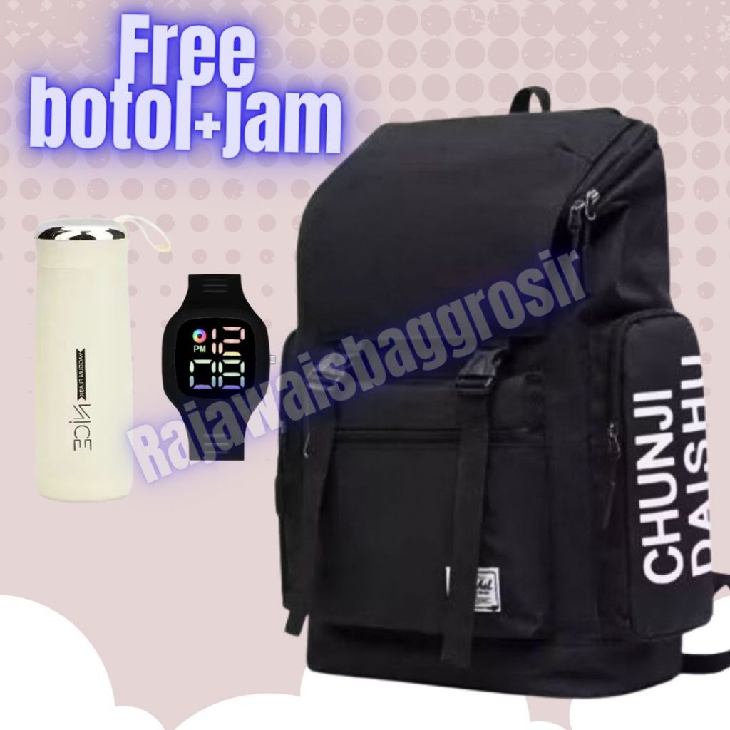 Jual Ransel Chunji Daishu Ransel Punggung Pria Wanita/Tas Ransel Pria ...
