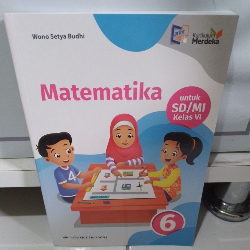 Jual BUKU MATEMATIKA UNTUK SD/MI KELAS 6-VI KURIKULUM MERDEKA | Shopee Indonesia