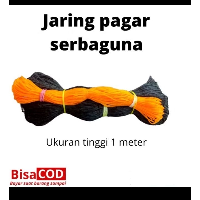Jual Jaring pagar jaring ayam tinggi 1,5meter panjang 20m jaring kebun ...