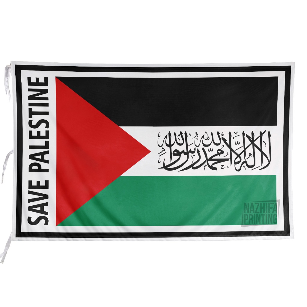 Jual Nazhifa Printing - Bendera Palestina / Gaza Flag / Save Palestine ...