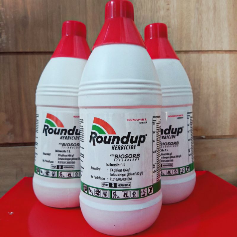 Jual Herbisida RoundUp 480 SL 1 Liter - Racun Rumput - Obat Pembasmi ...