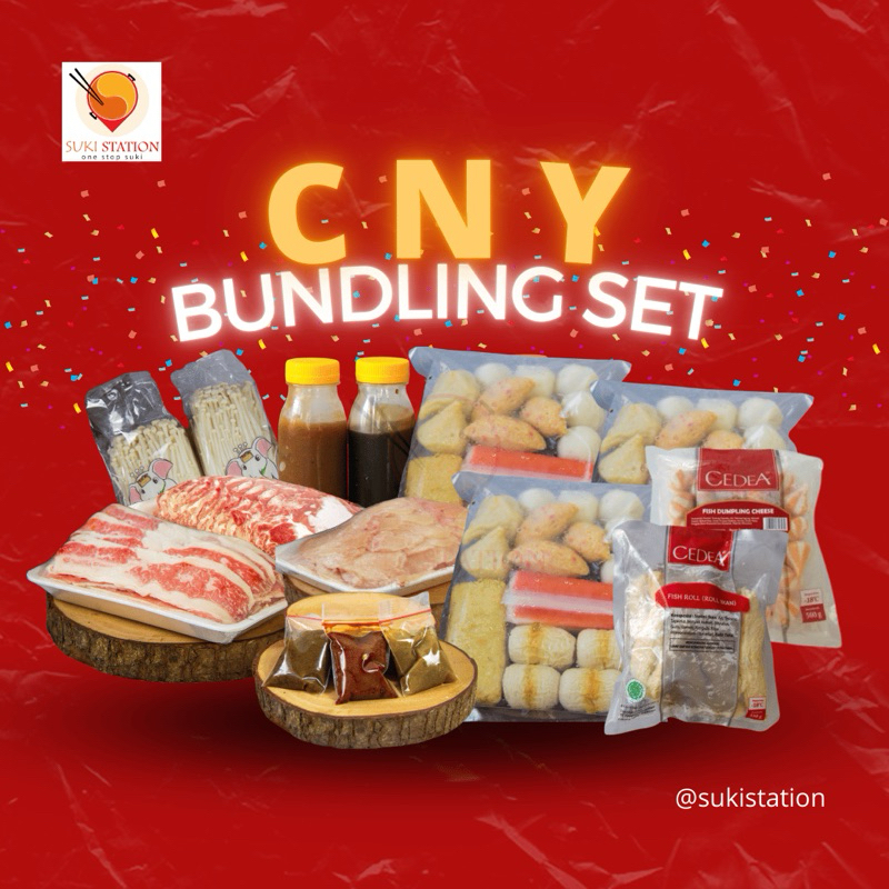 Jual CNY BUNDLING SET BEEF DAGING SUKI STEAMBOAT N GRILL (PORSI 8-10 ...