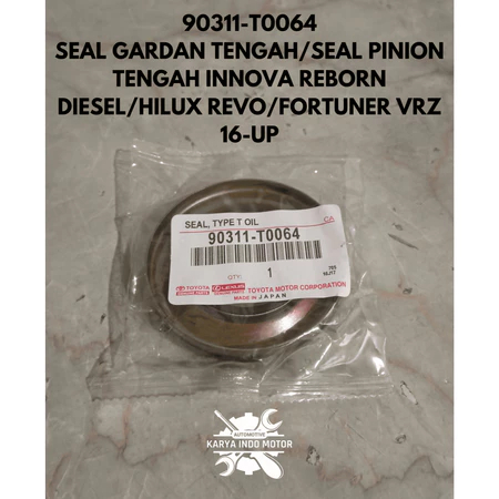 Jual SEAL GARDAN TENGAH/SEAL PINION TENGAH INNOVA REBORN DIESEL/HILUX ...
