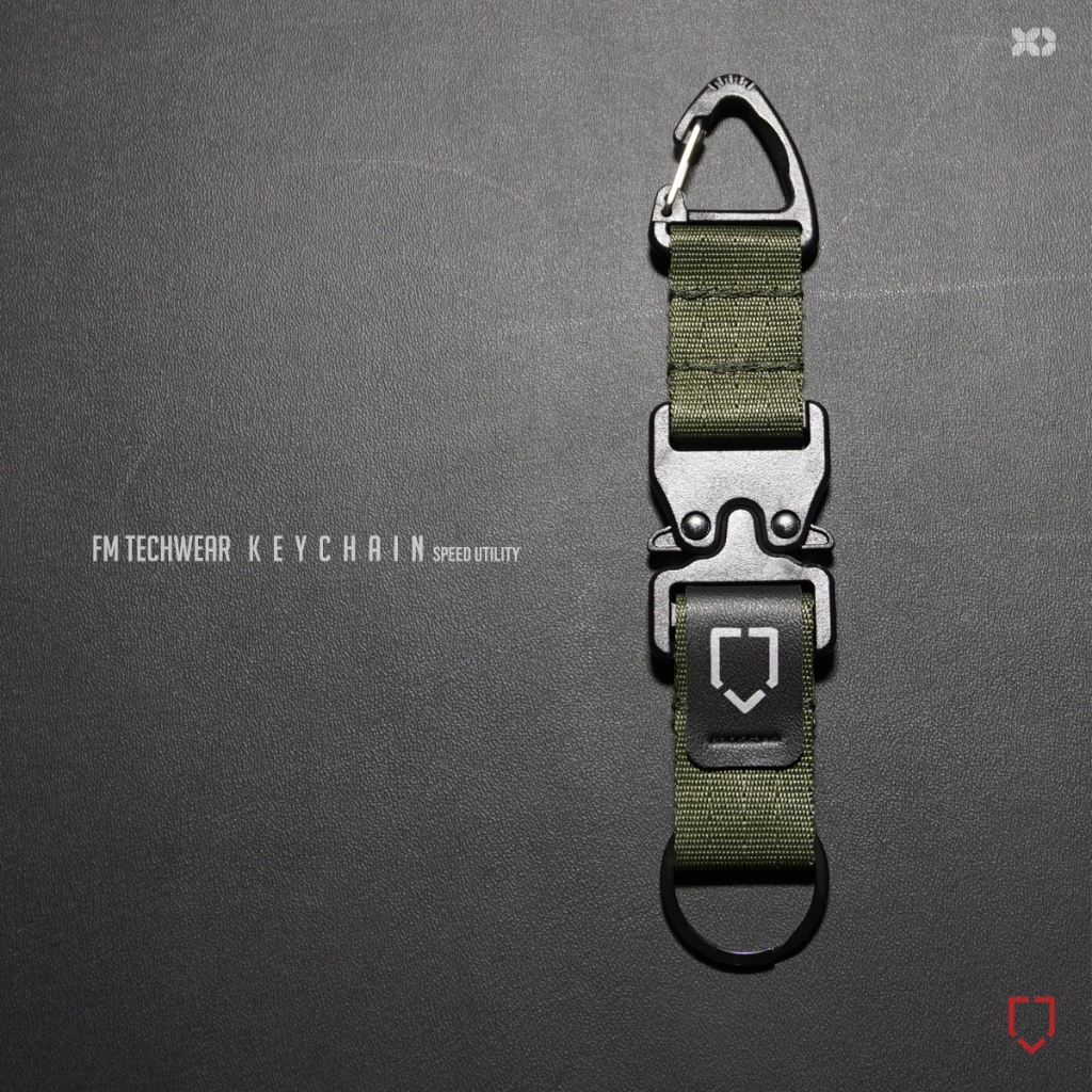 Jual Techwear Keychain Gantungan Kunci Motor FM KEXD24 Army Green xmax ...