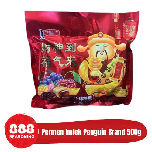 Jual Penguin Brand Permen Imlek Aneka Rasa Assorted Candy 500g | Shopee ...