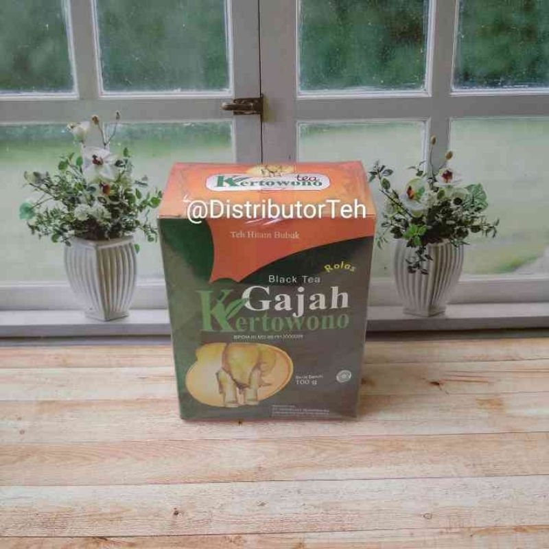Jual Teh Hitam Cap Gajah Kertowono 100 gram - Rolas Teh Seduh - Black ...