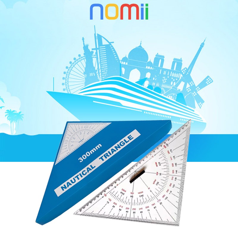 Jual Nautical Triangle 30cm Penggaris Segitiga Navigation Navigating ...