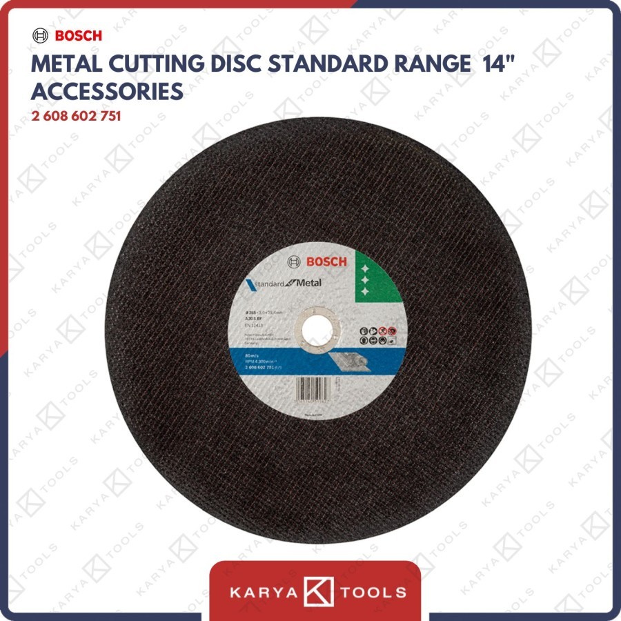 Jual Bosch Cut Off Wheel Cutting Disc 14 Inch / Mata Potong Besi 14 ...