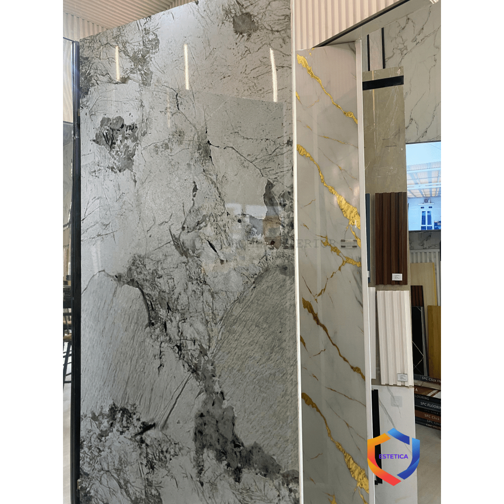 Jual Marmer Panel PVC Dekorasi Dinding Motif Corak Marmer UV Marble ...