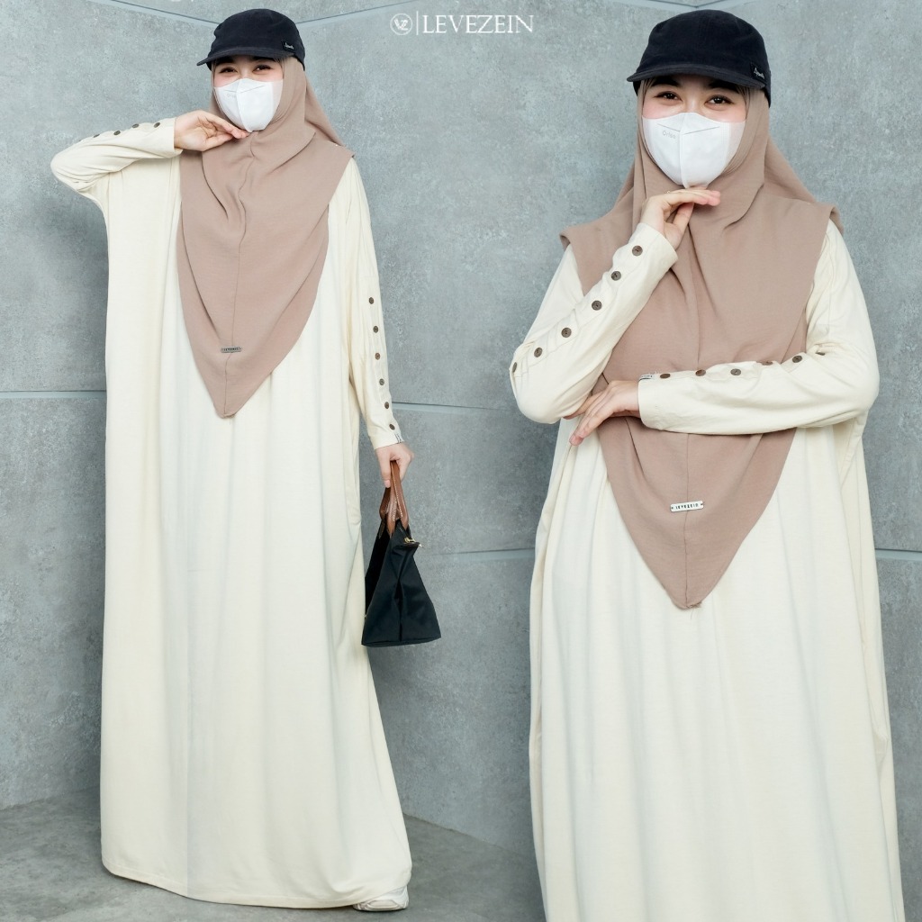 Jual Mazza Batwing Maxy Syar’i bahan spandek rayon cotton grade A by Levezein (Gamis Mudik Haji ...
