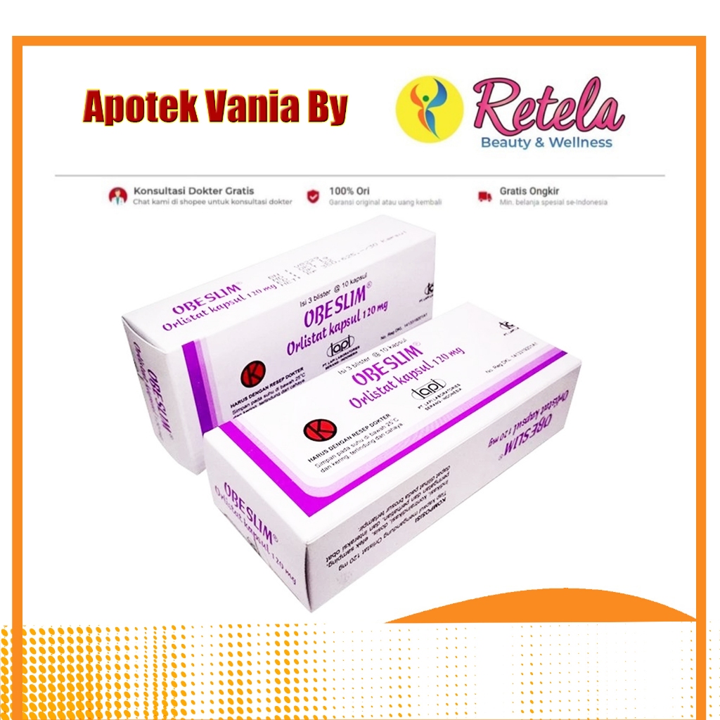 Jual OBESLIM 120MG 1 BOX 30 KAPSUL | Shopee Indonesia
