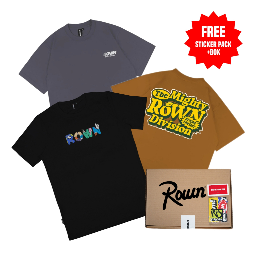 Jual Bundling 3 T-Shirt 200RB [GRATIS BOX + KEYCHAIN + STICKER PACK ...
