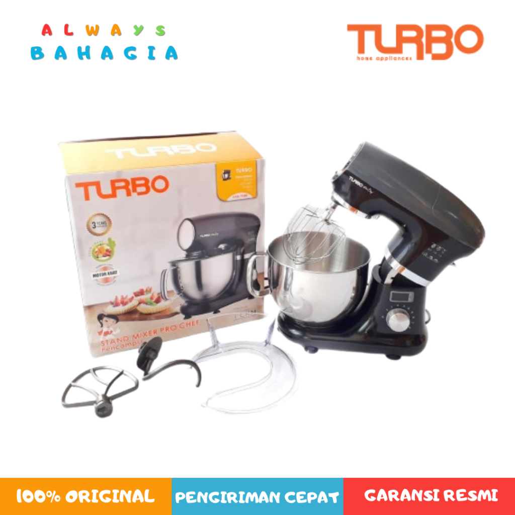 Jual Turbo EHM9588 Mixer Pro Chef daya 900watt | Shopee Indonesia