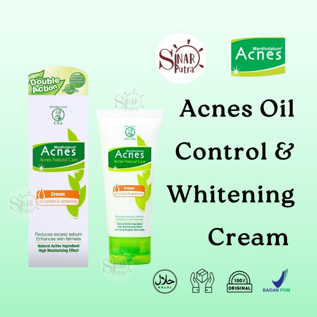 Jual Acnes Oil Control & Whitening Cream 40gr | Shopee Indonesia