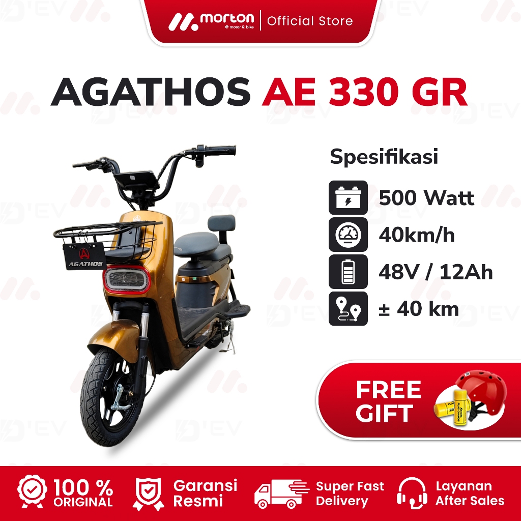 Jual Sepeda Listrik Pacific Agathos AE 330 GR Dewasa - Garansi Resmi | Shopee Indonesia