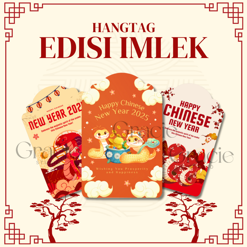 Jual hang tag imlek hangtag chinese new year cny tahun baru | Shopee Indonesia