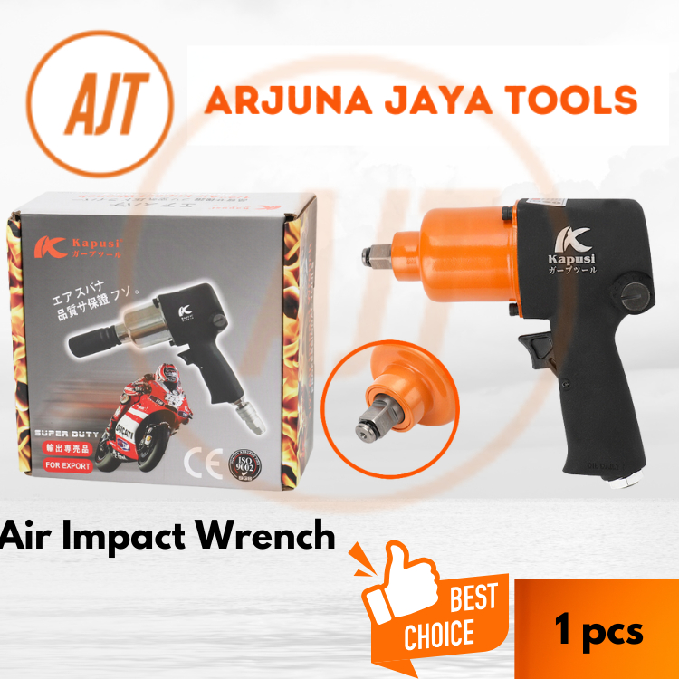 Jual Kapusi Air Impact Wrench Set 1/2" Impact Angin | Shopee Indonesia