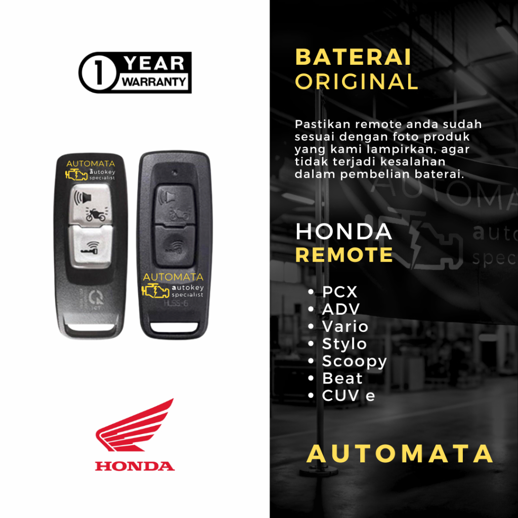 Jual Baterai Remote PCX 160 2023 Original Panasonic | Shopee Indonesia