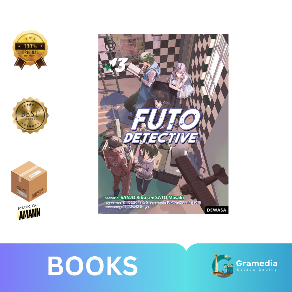 Jual Gramedia MKG - Komik Akasha : Futo Detective 13 (Sanjo Riku/Masaki ...
