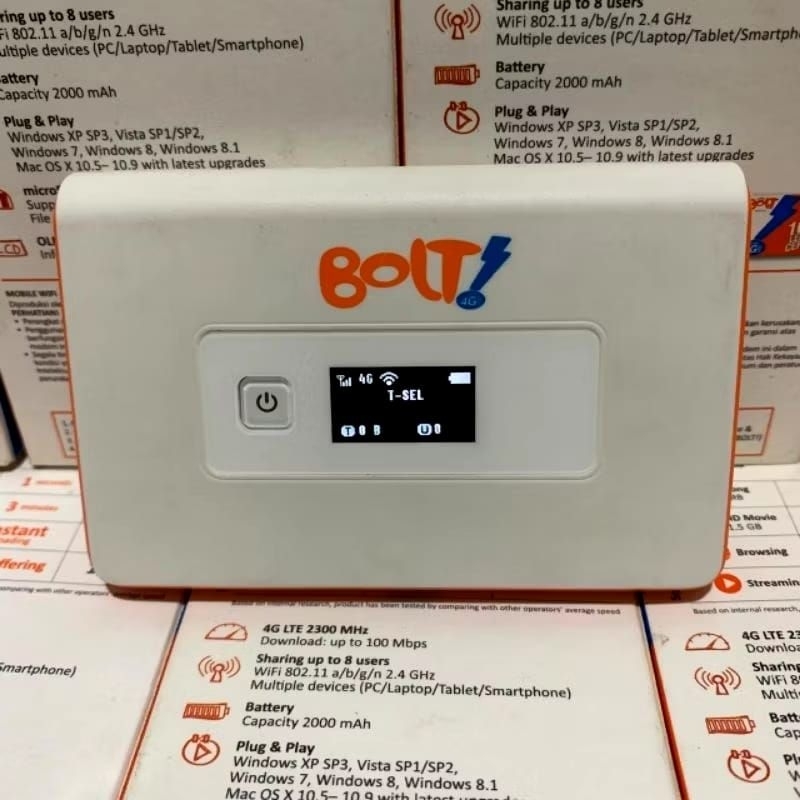 Jual Wifi Modem 4G Mifi Bolt Orion Mv1 UNLOCK All Operator 4G LTE Band ...