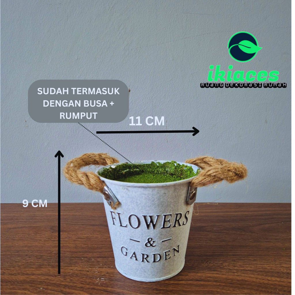 Jual POT KALENG FLOWER GARDEN POT TANAMAN HIAS MURAH DEKORASI VAS ...