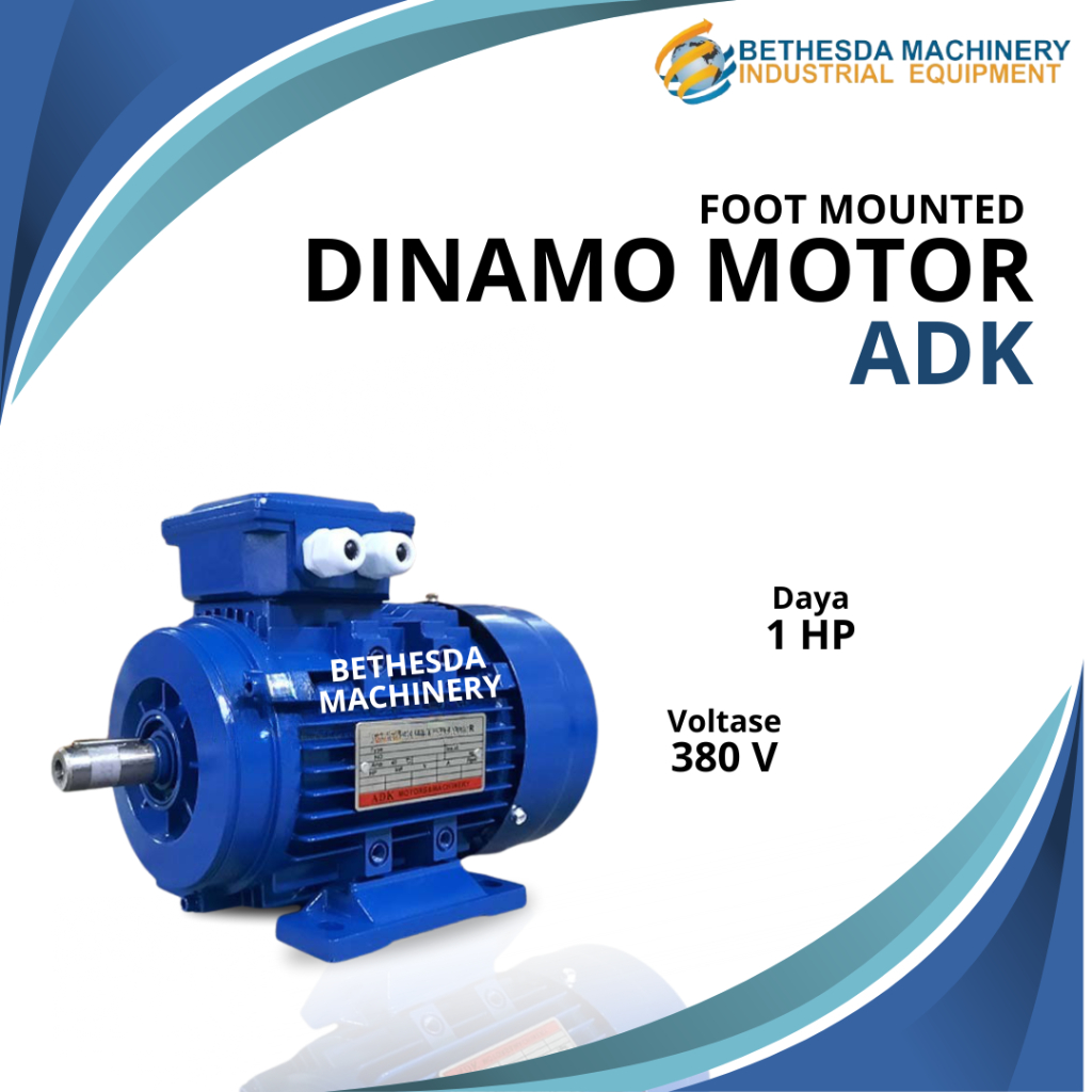 Jual Mesin Dinamo 1 Hp 3 Phase 0.75 Kw 3000 RPM 1500 RPM 1000 RPM | Shopee Indonesia