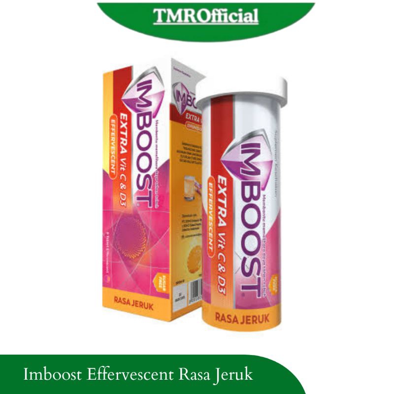 Jual IMBOOST EFFERVESCENT VITAMIN C SUPLEMEN DAYA TAHAN TUBUH RASA ...