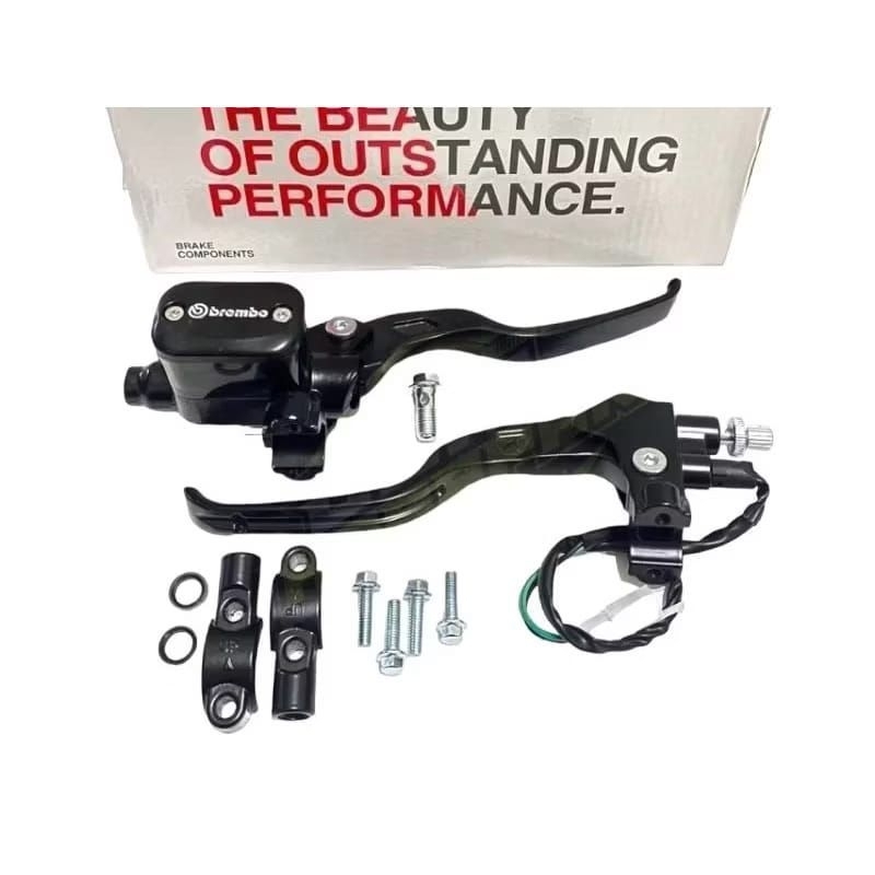 Jual master rem Brembo kotak model rcb kiri dan kanan universal smua ...