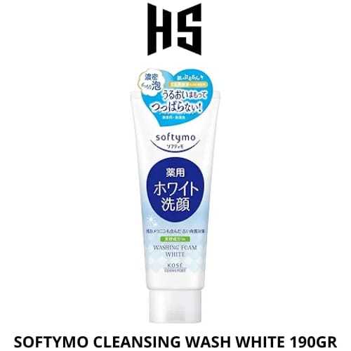 Jual Softymo Cleansing Wash (White) 190 gram Original Japan | Shopee Indonesia